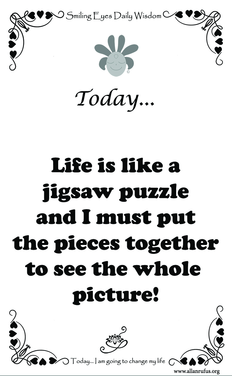 Smiling Eyes Daily Wisdom – Jigsaw Puzzle! | Personal Development ...